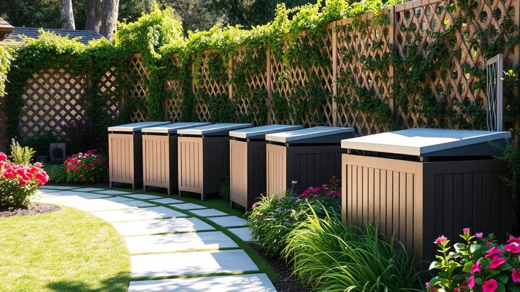16 Outdoor Trash Can Storage Ideas to Keep Your Yard Clean and Stylish ...